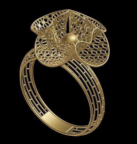 Turkey Ring 06 NOKTA MODEL 3D model 3D printable | CGTrader
