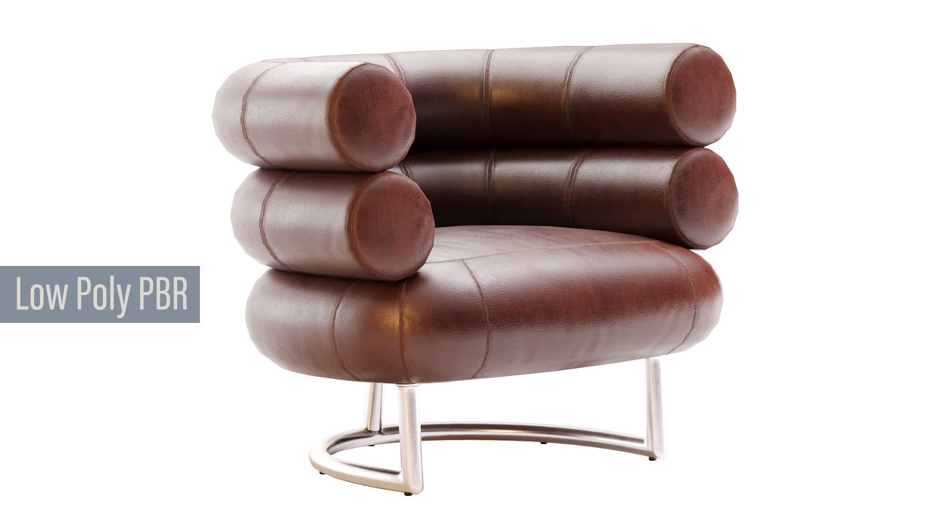 3D model Low Poly Bibendum ClassiCon Armchair VR / AR / low-poly | CGTrader