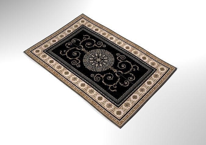 classic rug 3D model | CGTrader