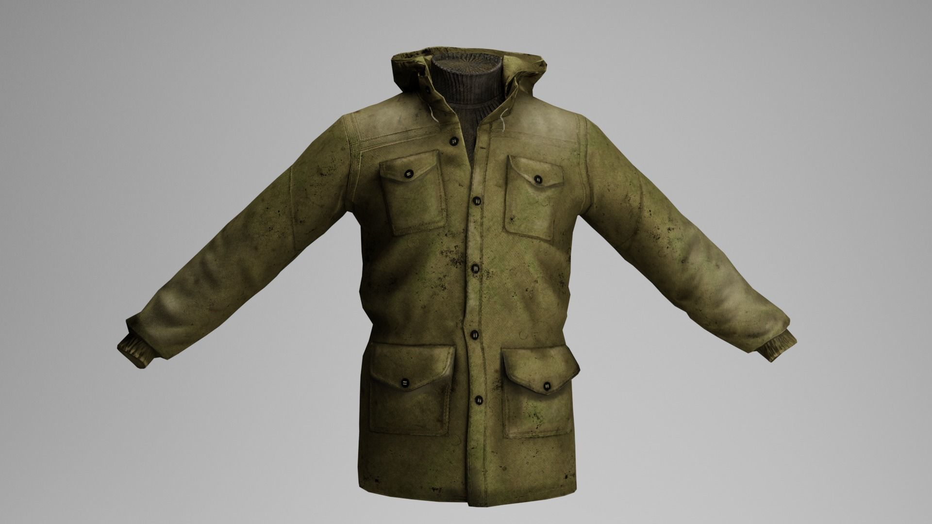 3D model Jacket STALKER VR / AR / low-poly | CGTrader