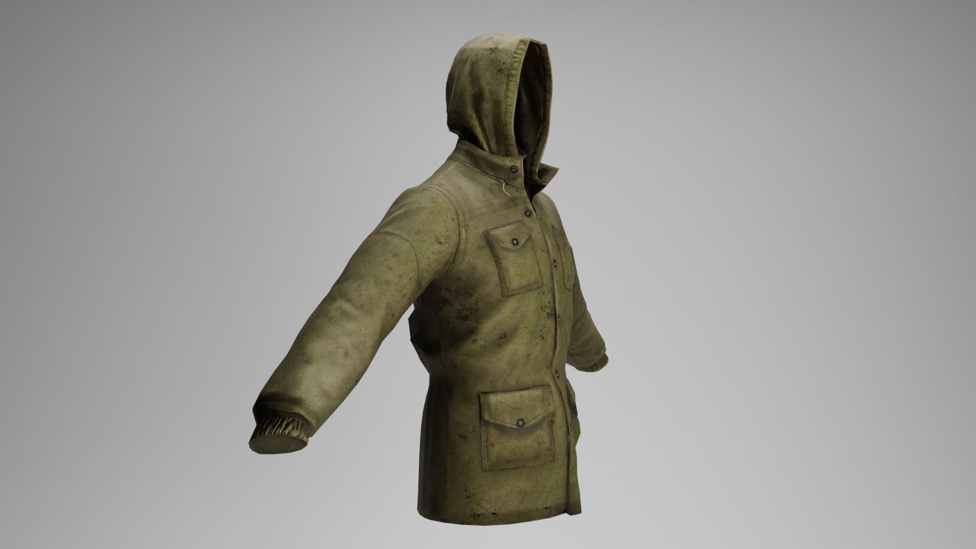 3D model Jacket STALKER VR / AR / low-poly | CGTrader