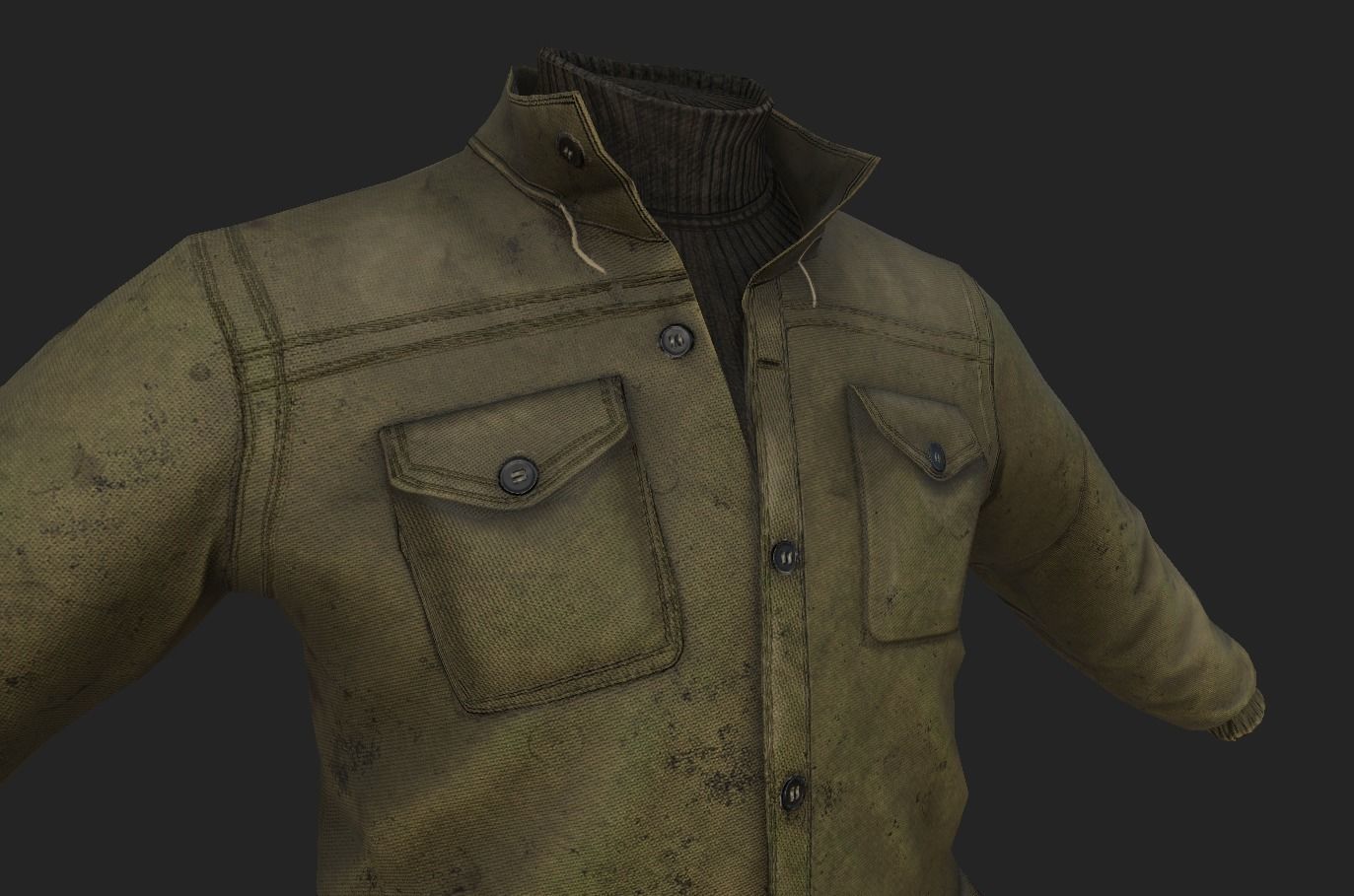 3D model Jacket STALKER VR / AR / low-poly | CGTrader