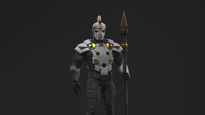 3D model Sci Fi Centurion VR / AR / low-poly | CGTrader