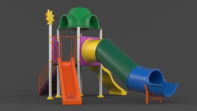 Children Slide Playground 3D model | CGTrader