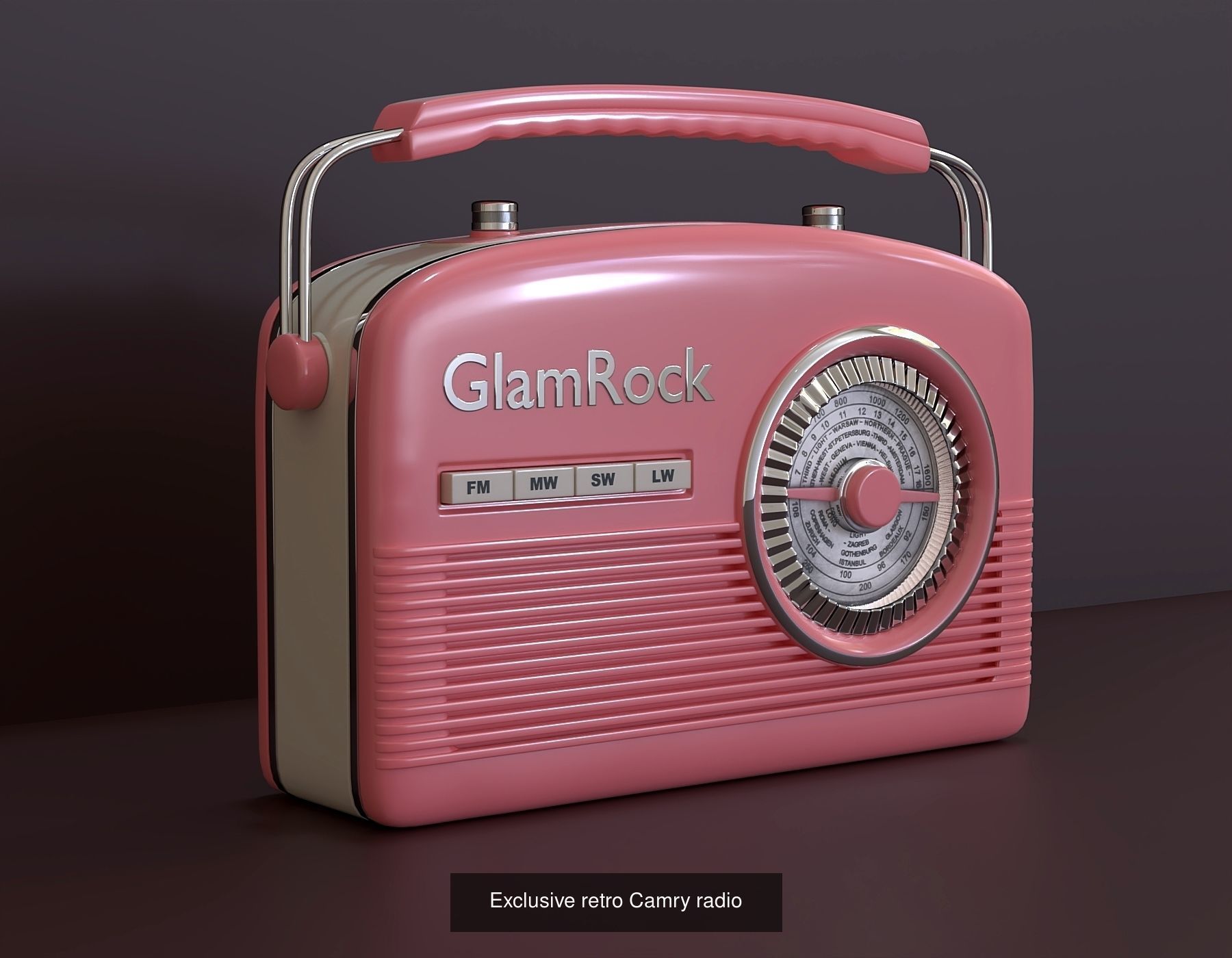 Set of desktop and portable radios 3D Model Collection | CGTrader