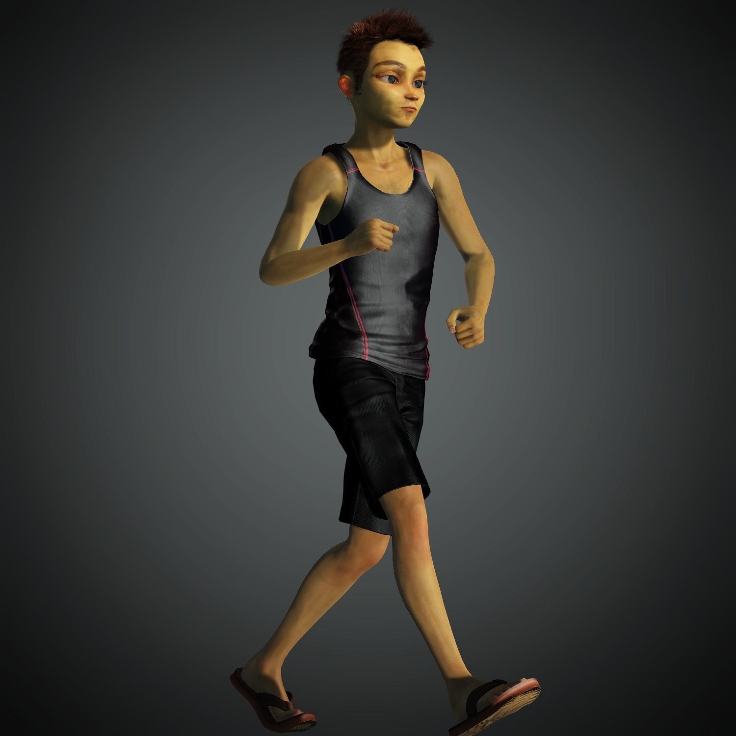 Weird Cartoon Character Semi Realistic Blender Maya Iclone 3D model ...