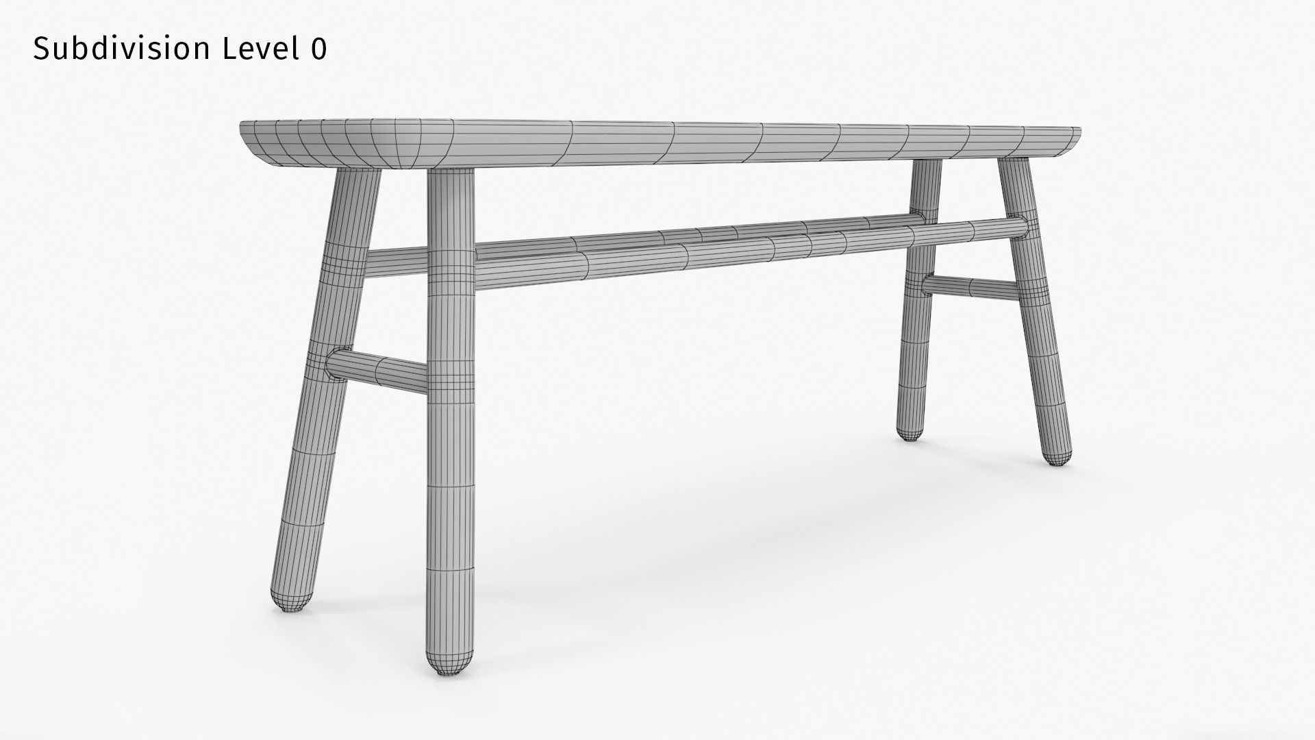 Jasper Bench 3D model | CGTrader