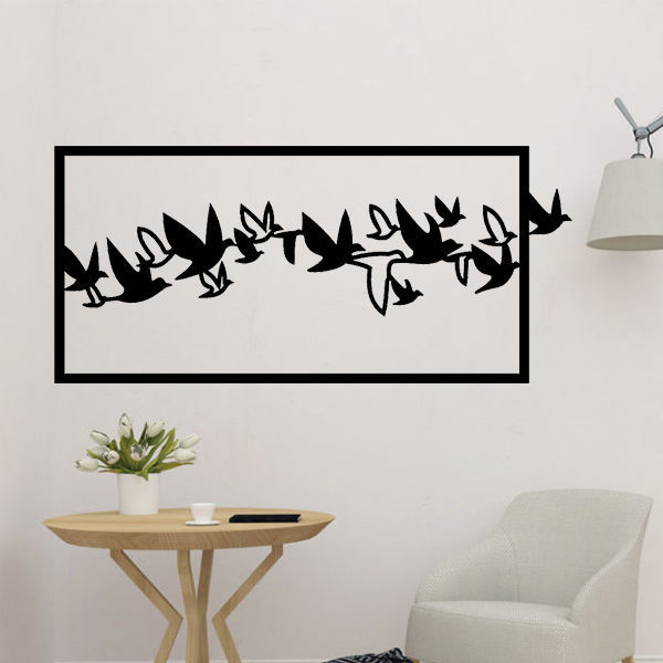 Birds Panel 2D Decoration 3D model 3D printable | CGTrader