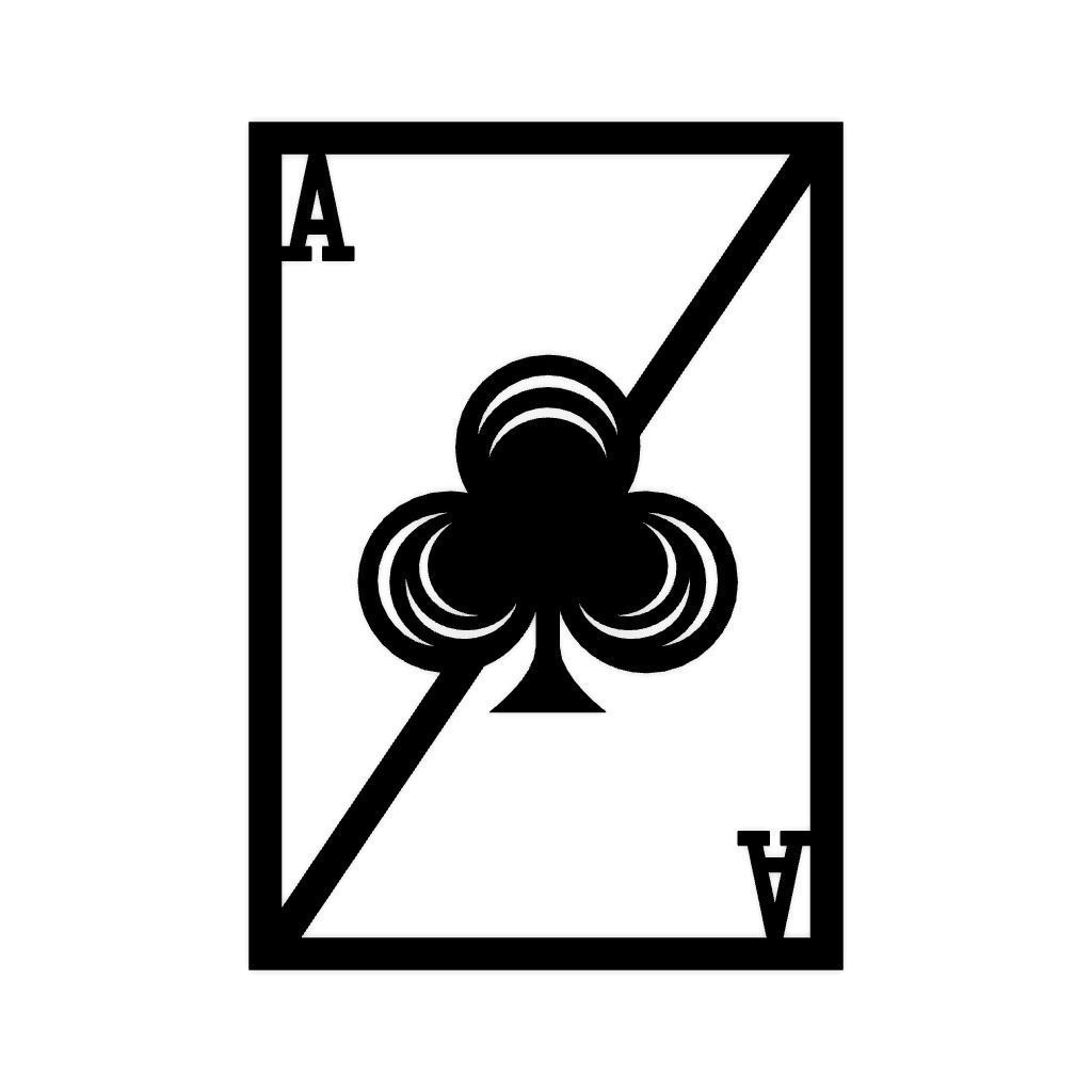 Aces Card Wall Decor 3D model 3D printable | CGTrader