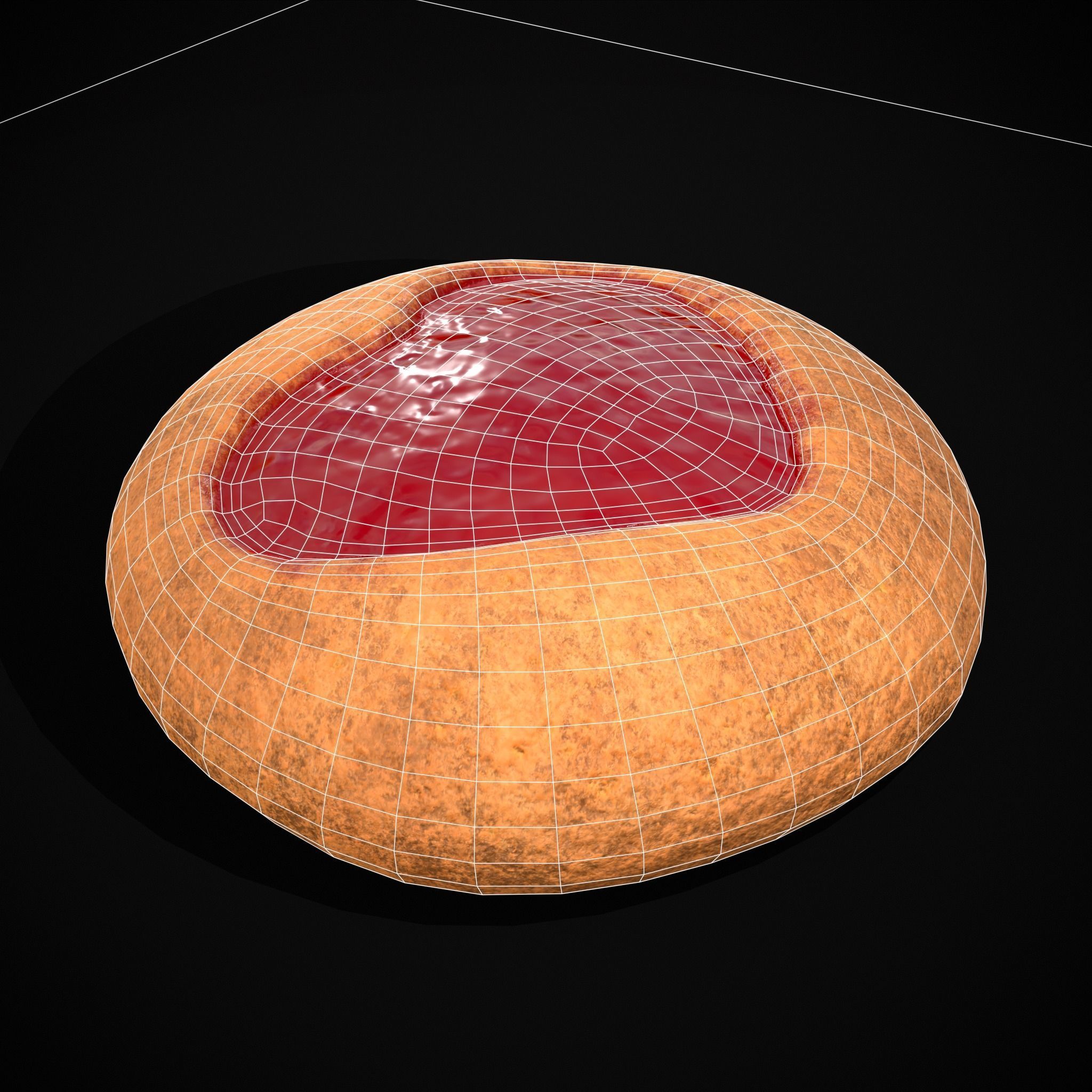 3D model Jelly Heart Biscuit VR / AR / low-poly | CGTrader