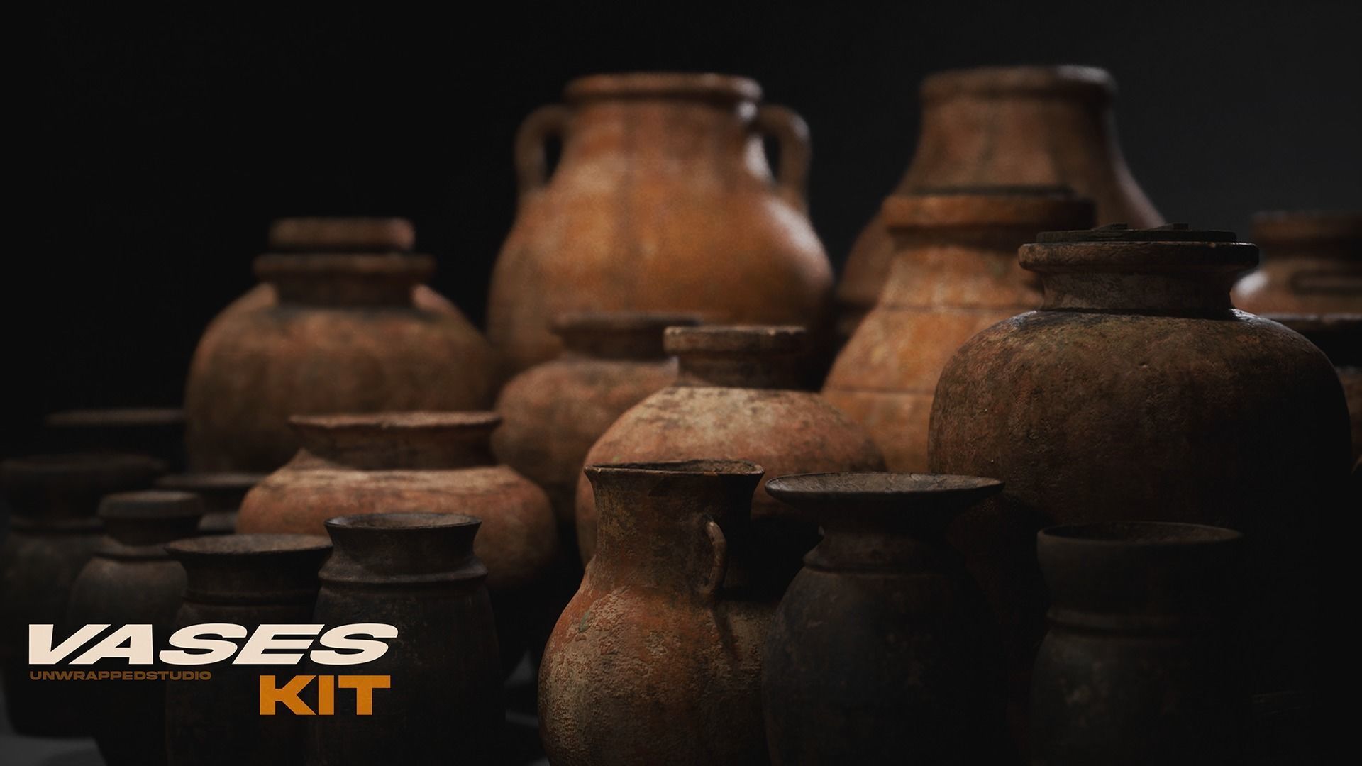 3D model Vases Kit VR / AR / low-poly | CGTrader