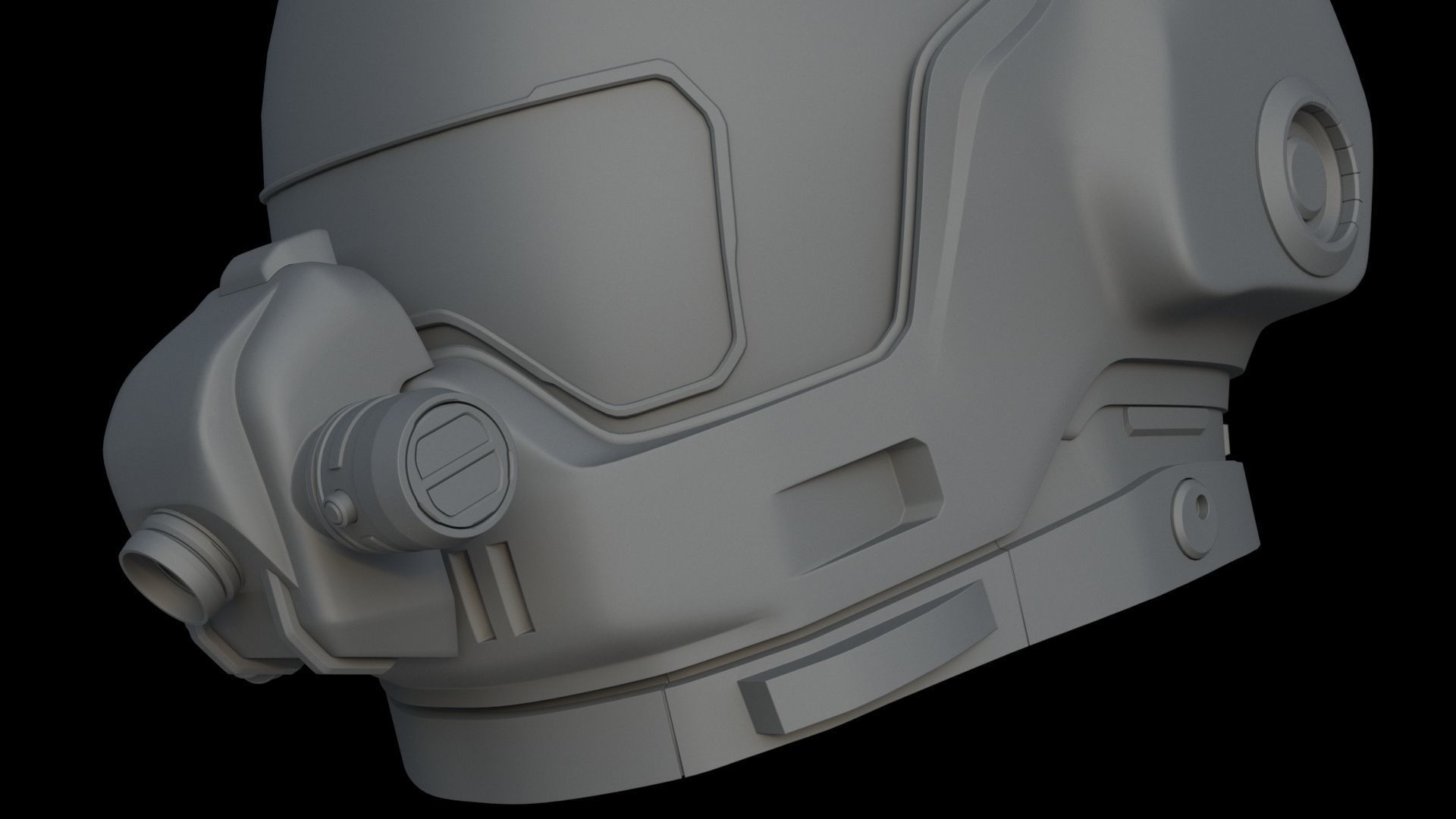 Sci-Fi Helmet 3D model | CGTrader