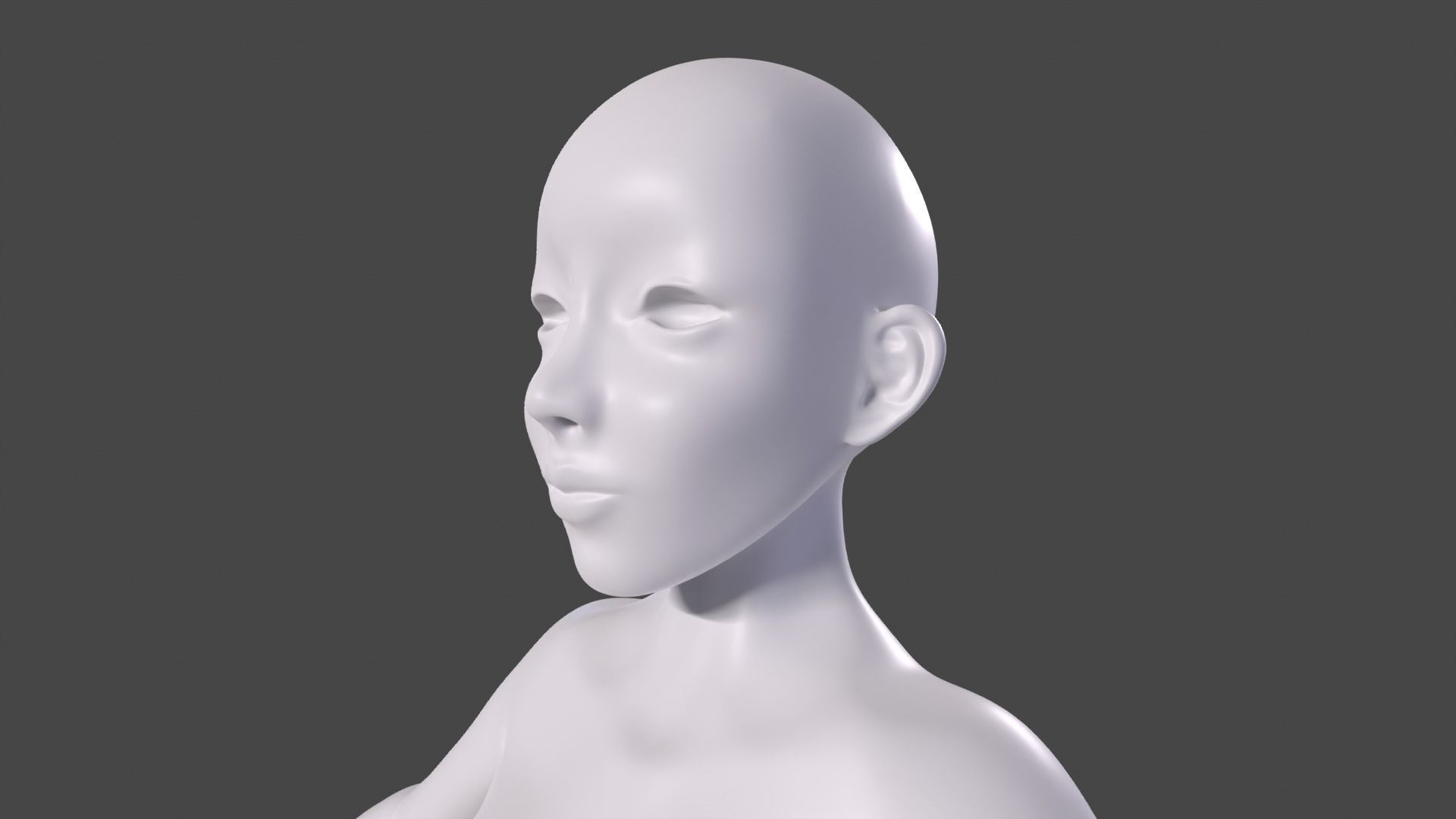 Female Body Basemesh for sculpting 3D model | CGTrader