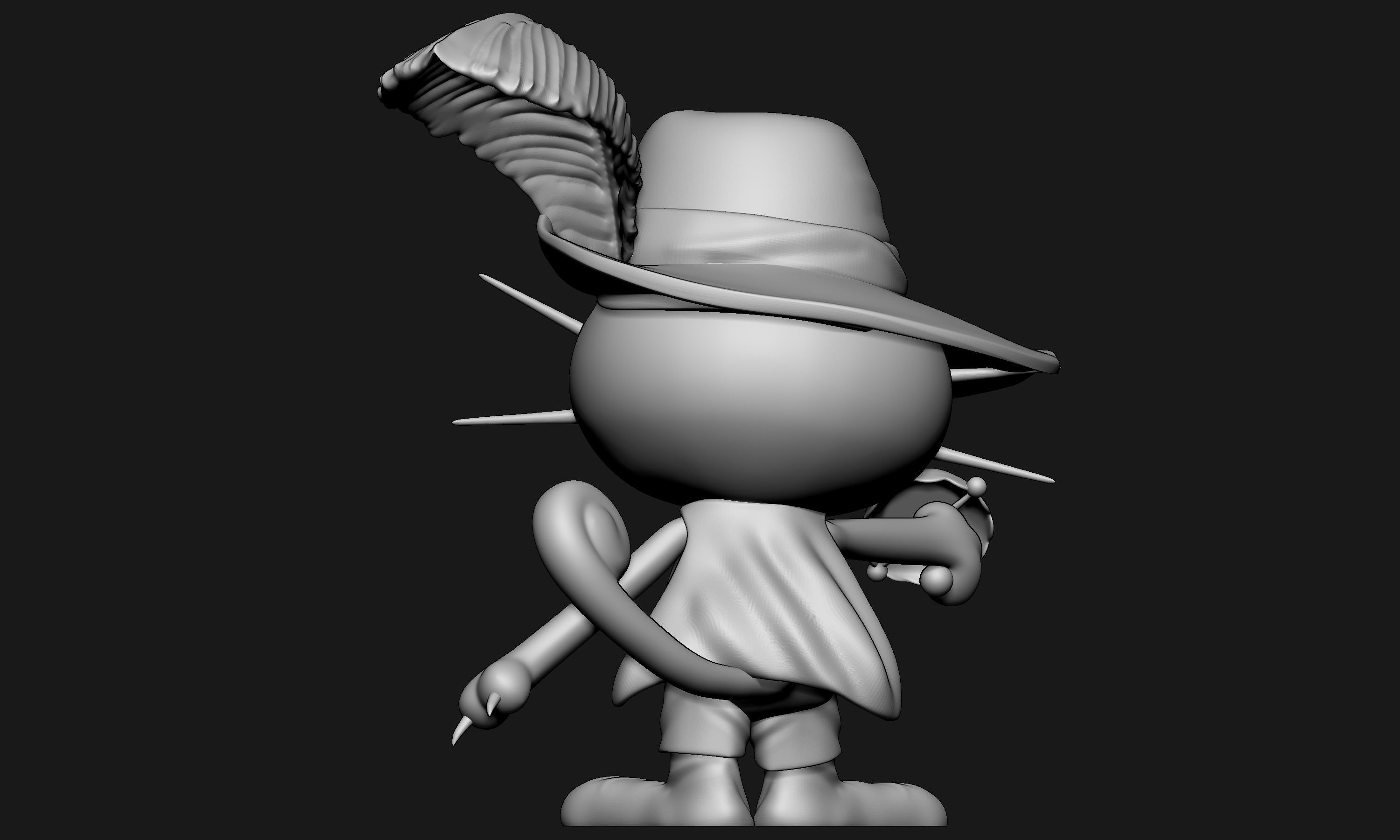 Pokemon - Puss in Boots Meowth 3D model 3D printable | CGTrader