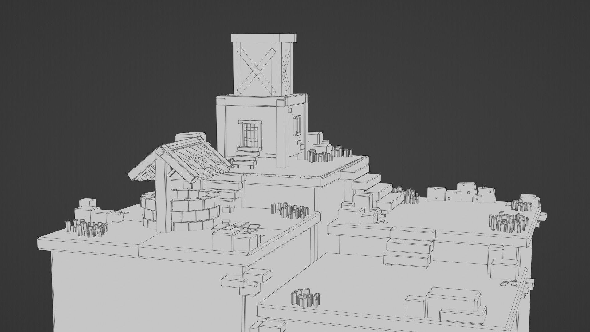 3D model cubic world VR / AR / low-poly | CGTrader