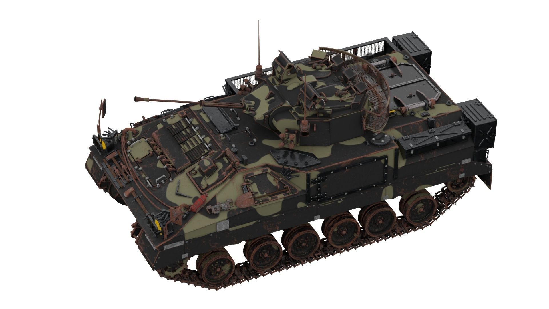 3D model 4K MCV 80 warrior Tracked Mechanised Combat Vehicle in Arnold ...