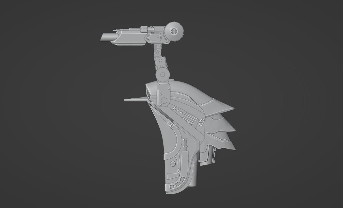 Predator Scar plasma cannon 3D model 3D printable | CGTrader