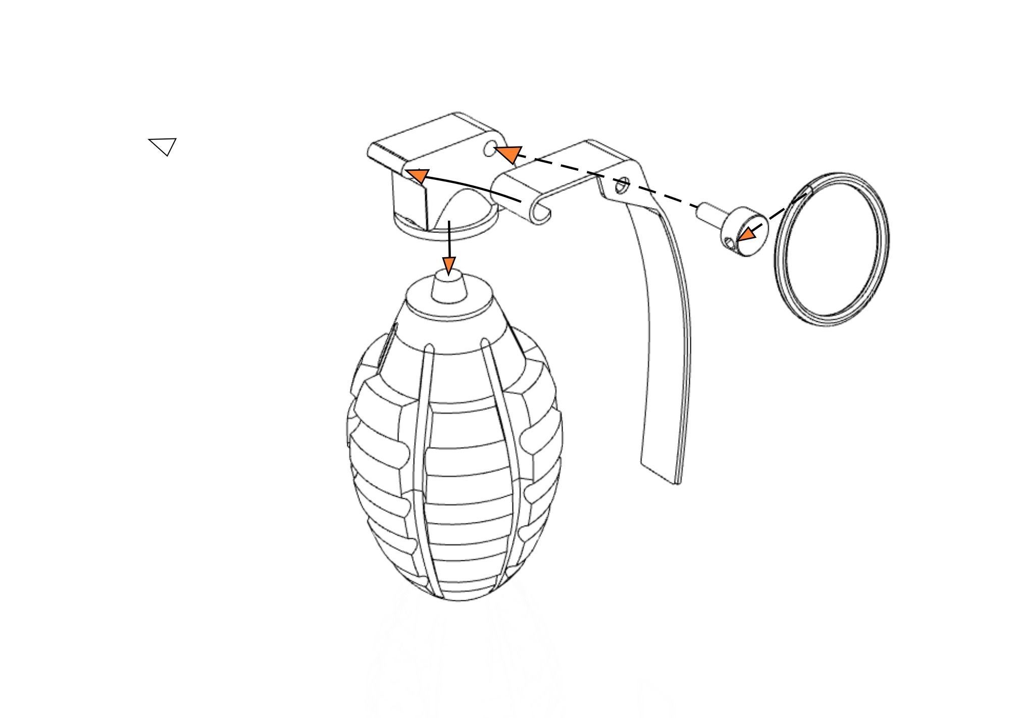 Grenade US Mk 02 -STL for 3D print 3D model 3D printable | CGTrader