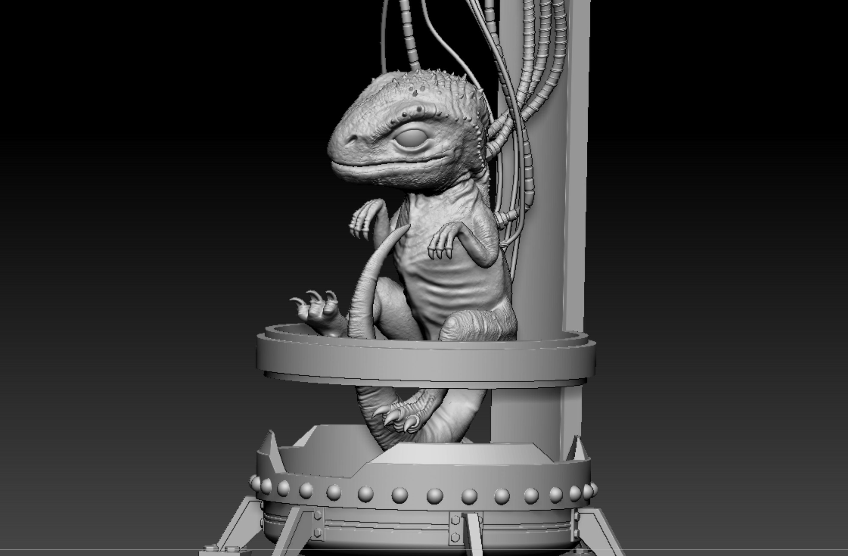 Jurassic World Indominus Rex Blue 3d Model 3d Printable Cgtrader
