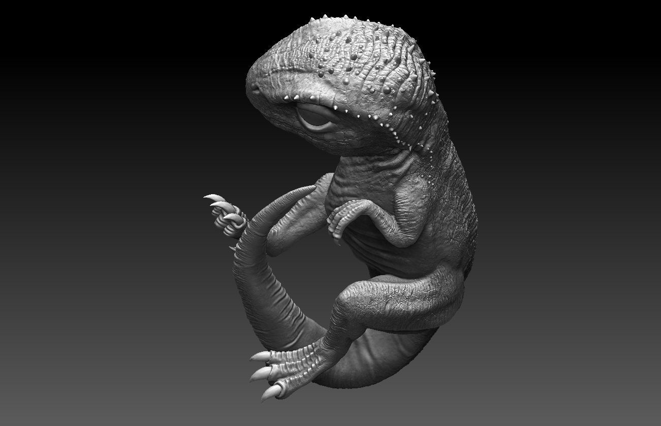 Jurassic World Indominus Rex Blue 3D model 3D printable | CGTrader
