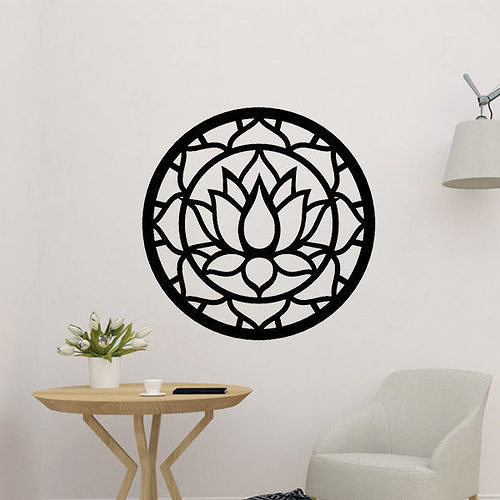 Wall Decor Mandala 3D model 3D printable | CGTrader