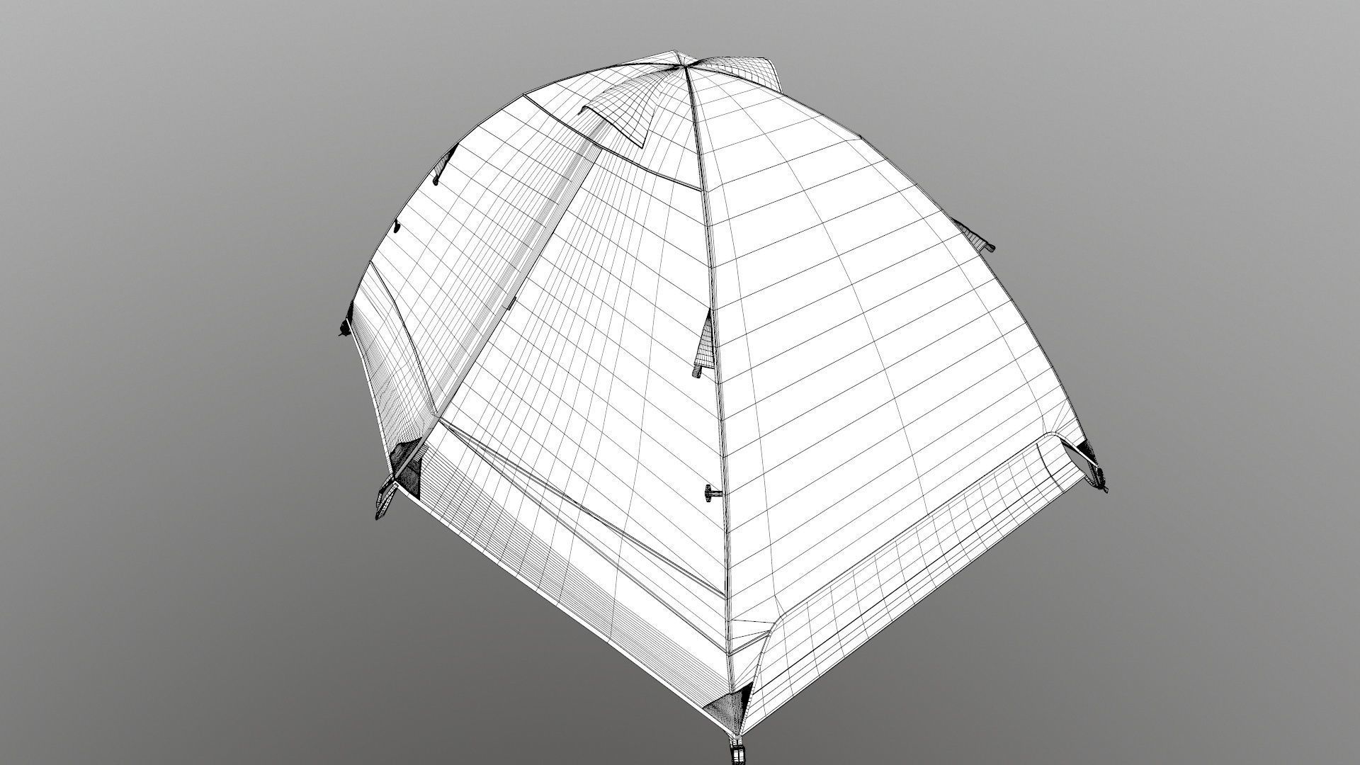 Hotbox Dome Tent 3D model | CGTrader