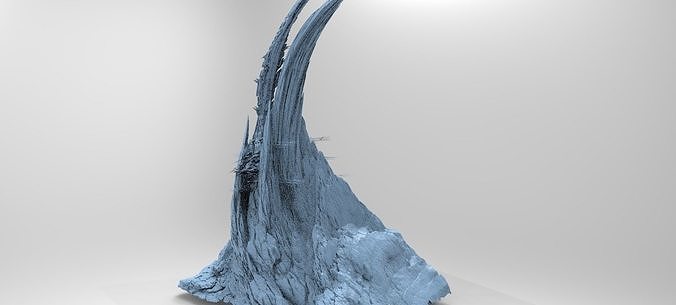Alien Cliffs Sharp Needle 2 3D model | CGTrader