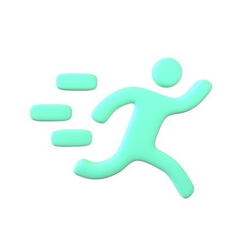 3D model Runner Symbol v1 002 VR / AR / low-poly | CGTrader