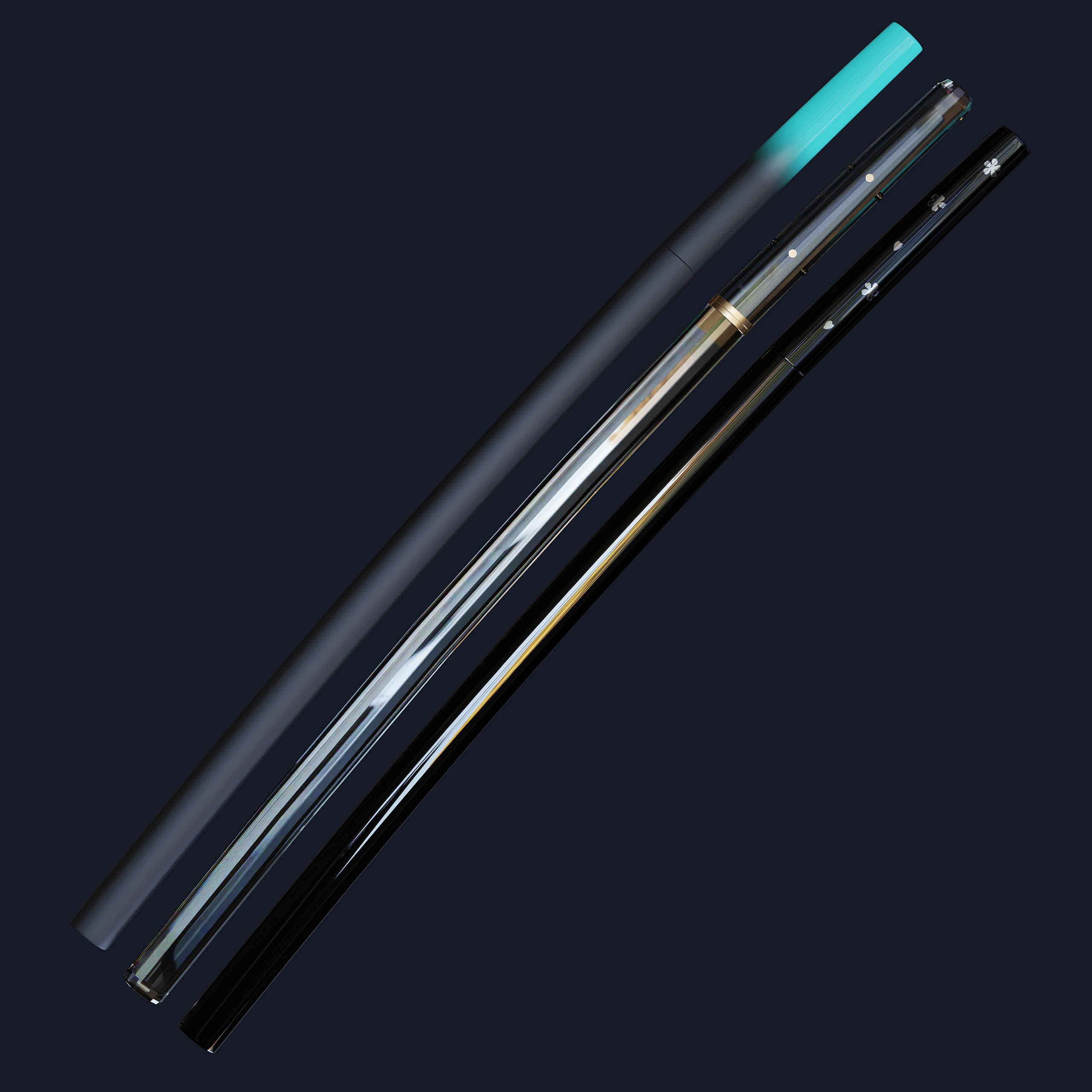 3D model Shirasaya Sword - Blender Cycles VR / AR / low-poly | CGTrader