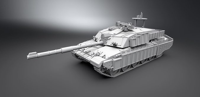 Fv4034 Challenger 2 Scale model 3D model 3D printable | CGTrader