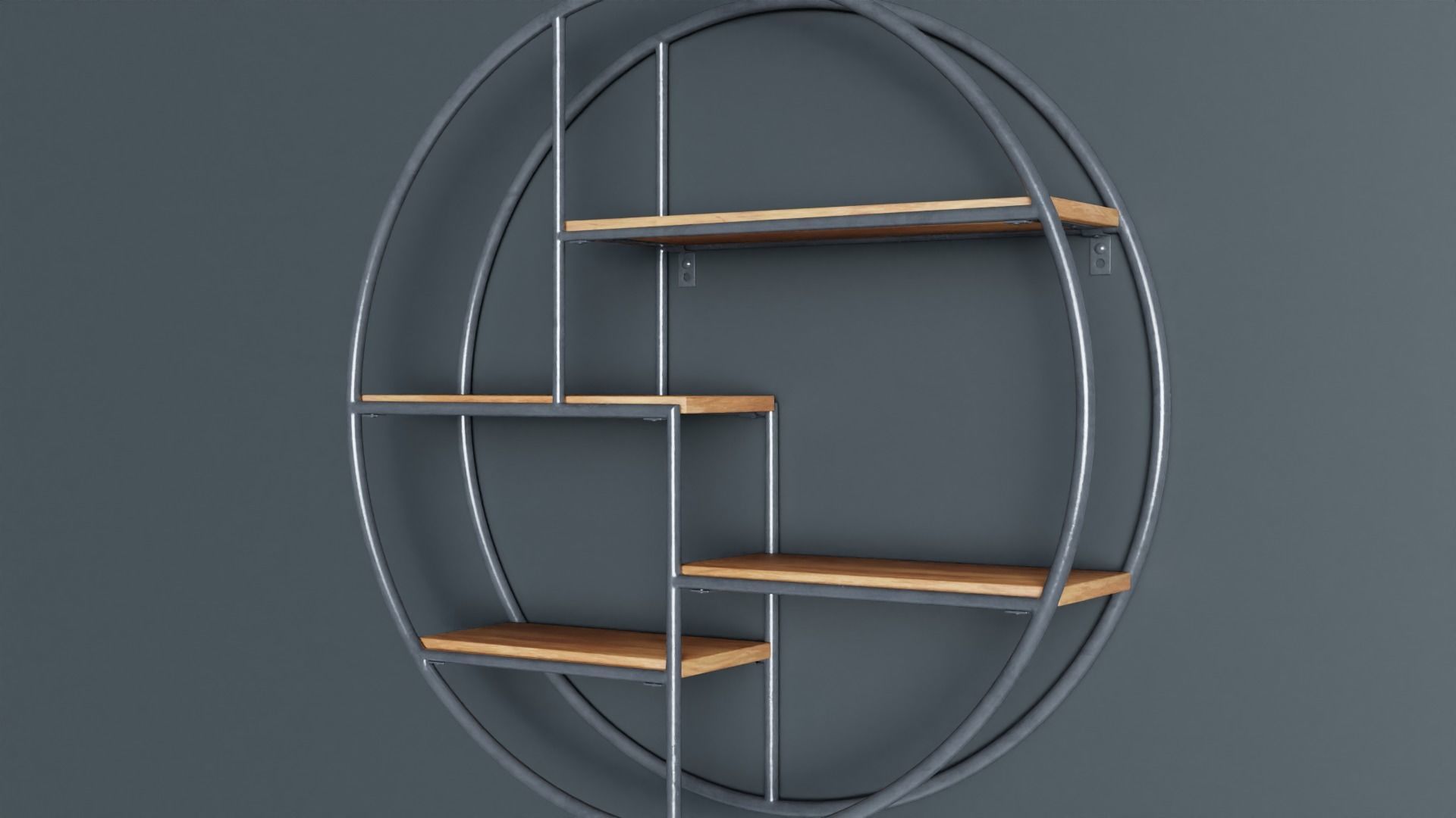 Circular Wall Shelf 3D model | CGTrader