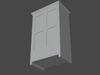 3D model Closet Cabinet - PS1 PSX style VR / AR / low-poly | CGTrader