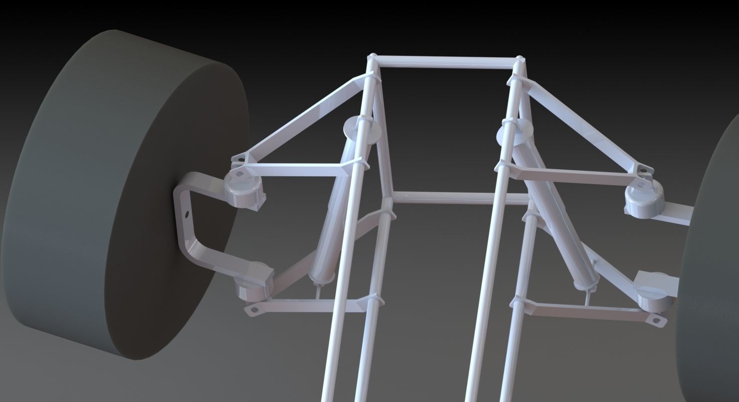 3D model A vehicle suspension system VR / AR / low-poly | CGTrader