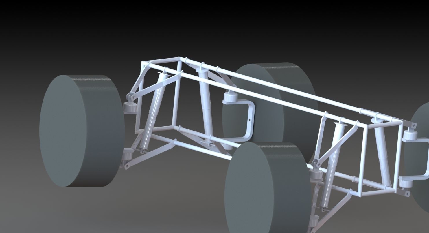 3D model A vehicle suspension system VR / AR / low-poly | CGTrader