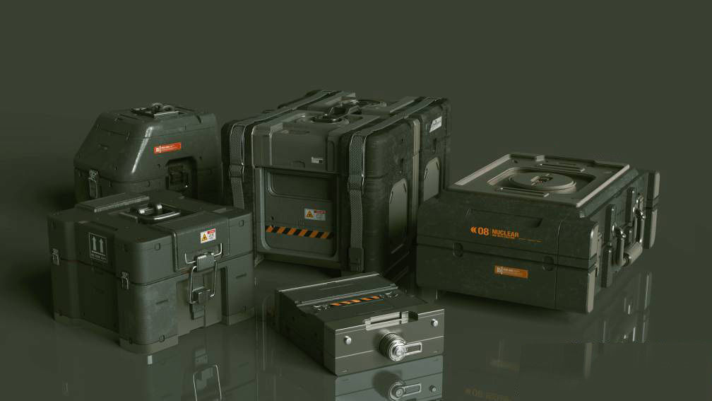 3D model 3D KITBASH set 45 sci-fi props VR / AR / low-poly | CGTrader