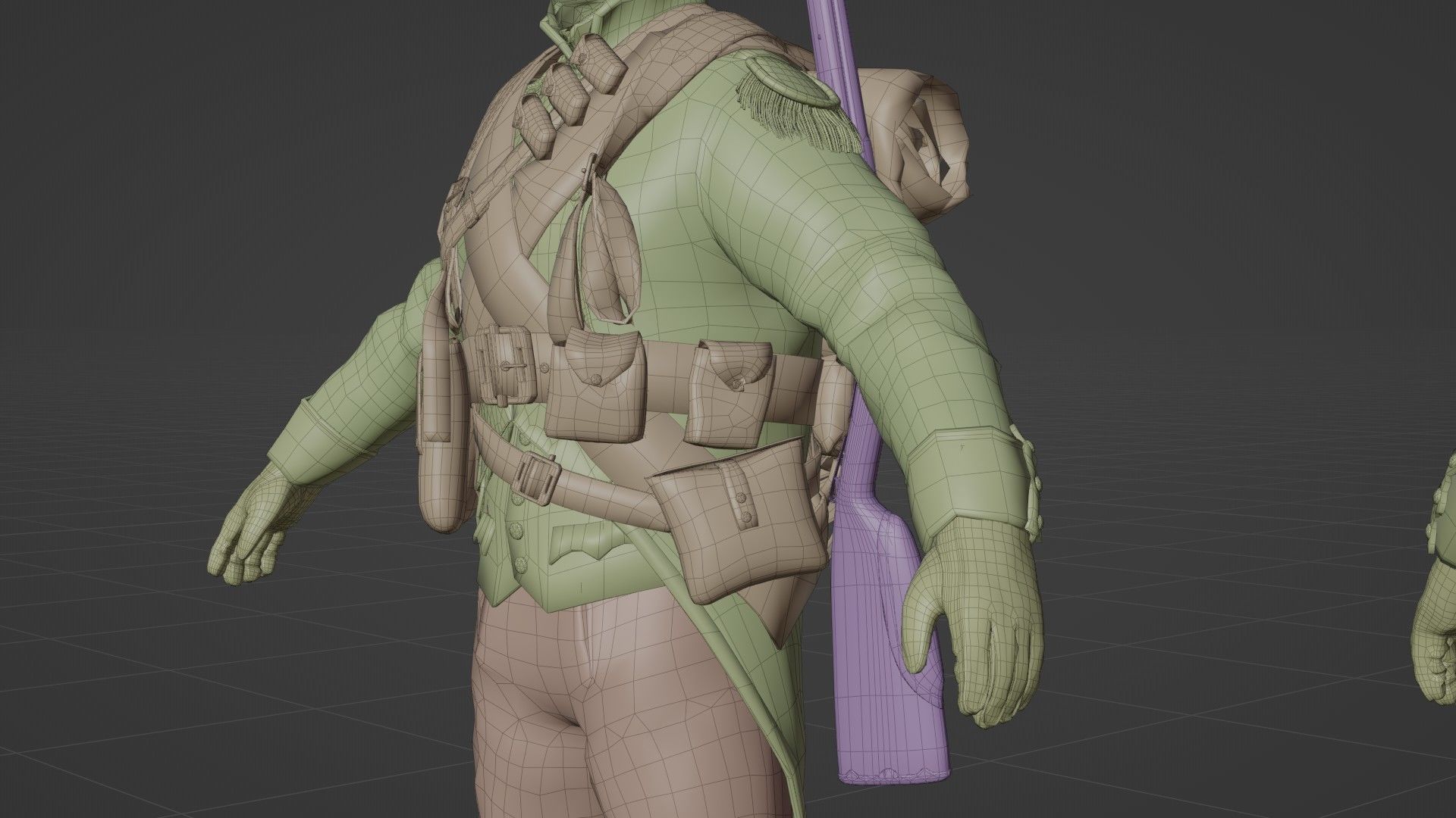 Soldier Napoleon Infantry 3D model | CGTrader