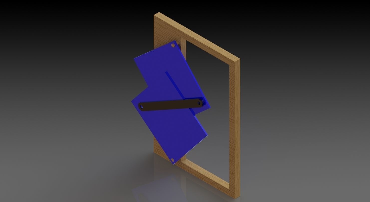 3D model Toggle two door mechanism VR / AR / low-poly | CGTrader