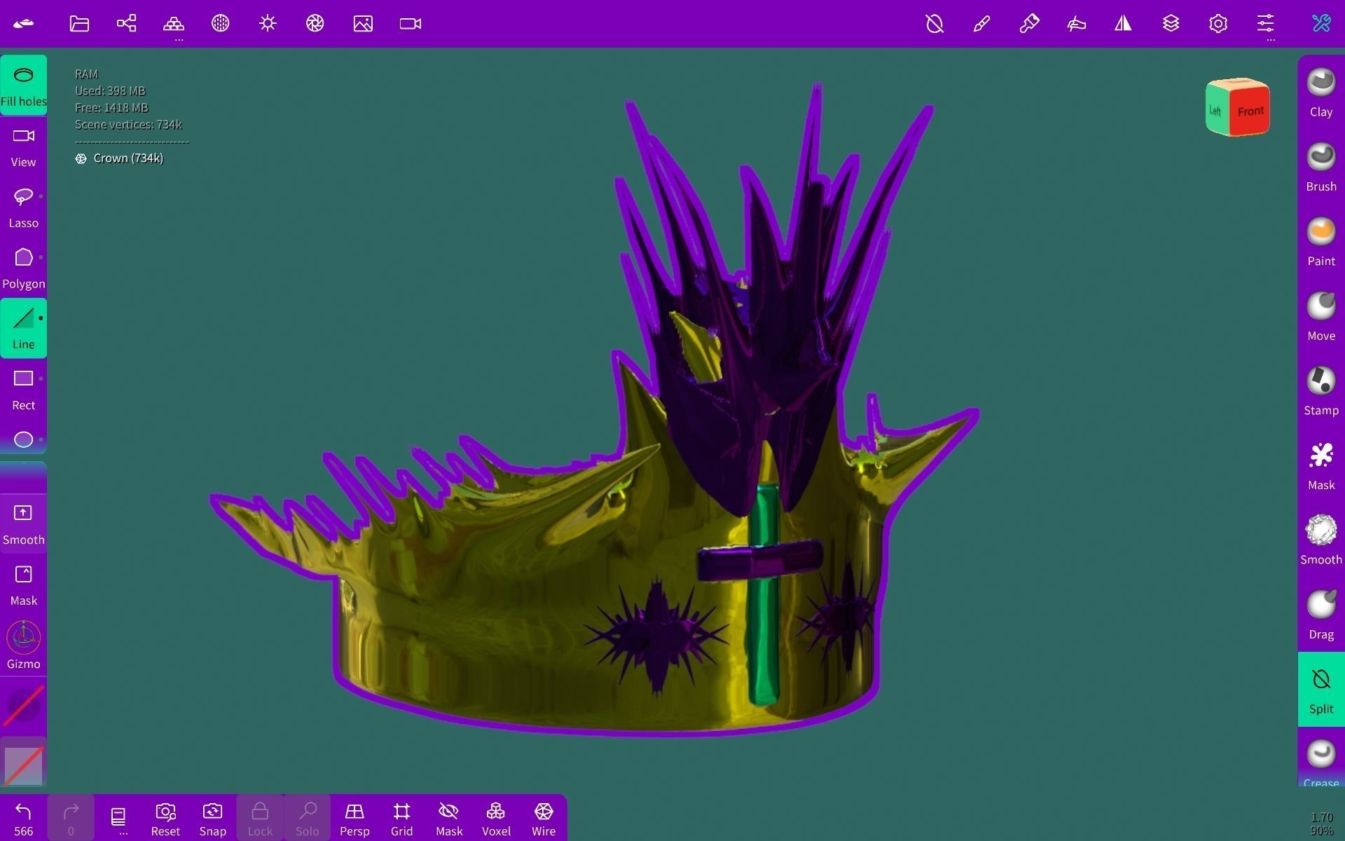 Crown of Ryn free 3D model 3D printable | CGTrader