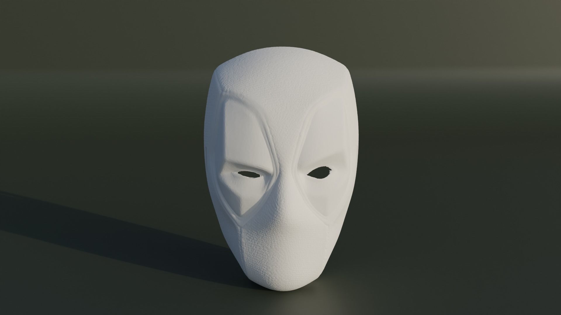 Deadpool Face Mask - Cosplay Mask 3D model 3D printable | CGTrader