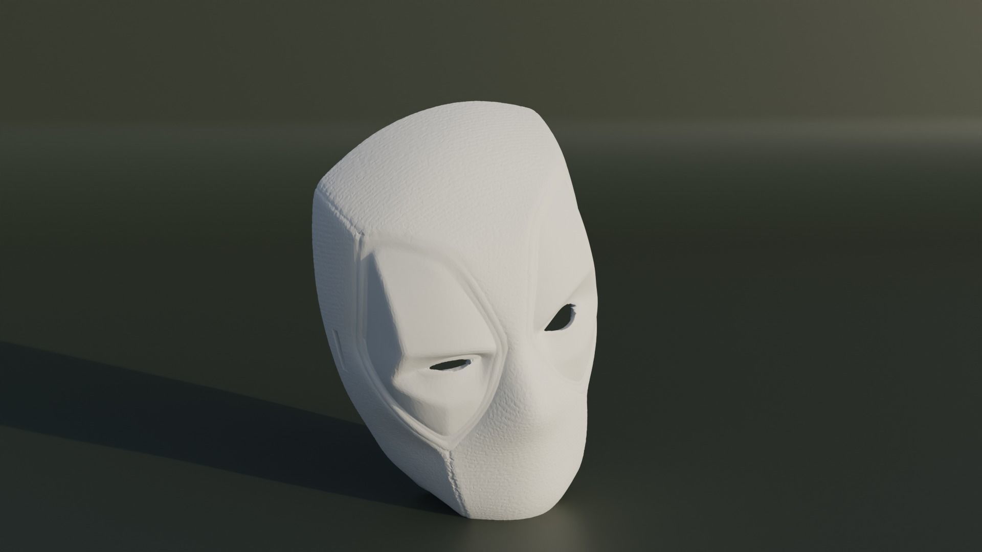 Deadpool Face Mask - Cosplay Mask 3D model 3D printable | CGTrader