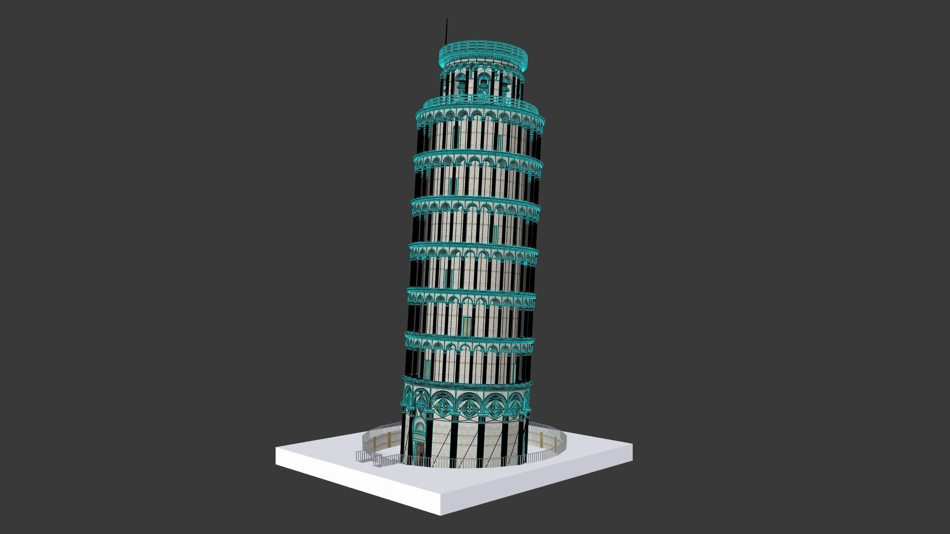 Pisa Tower 3D model | CGTrader