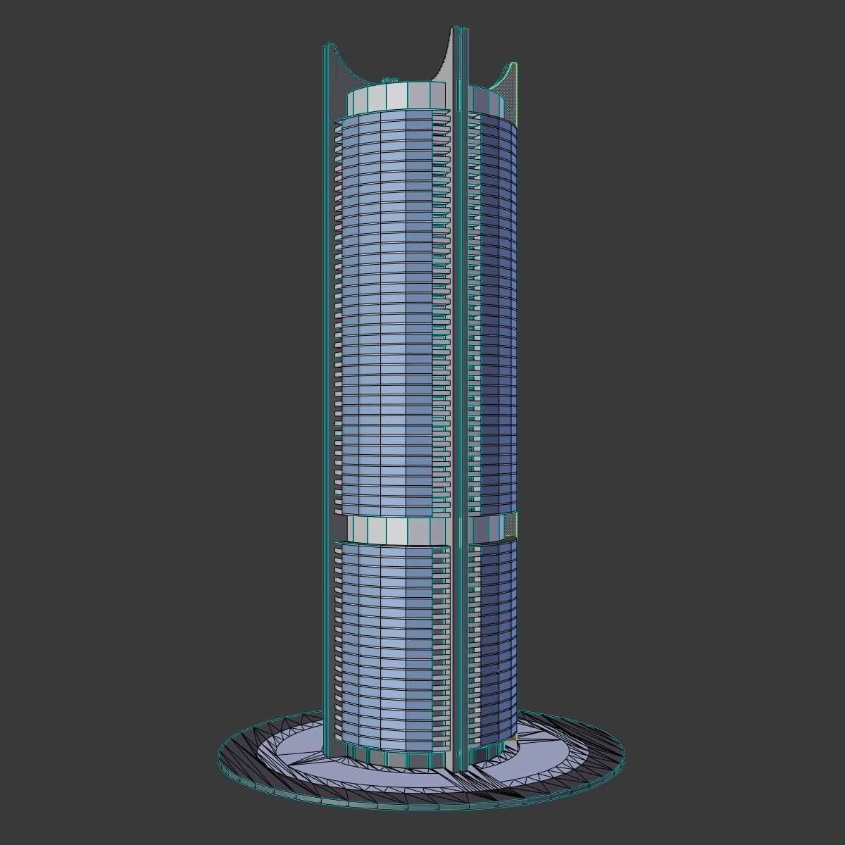 Set of Low Poly Buildings free VR / AR / low-poly 3D model | CGTrader