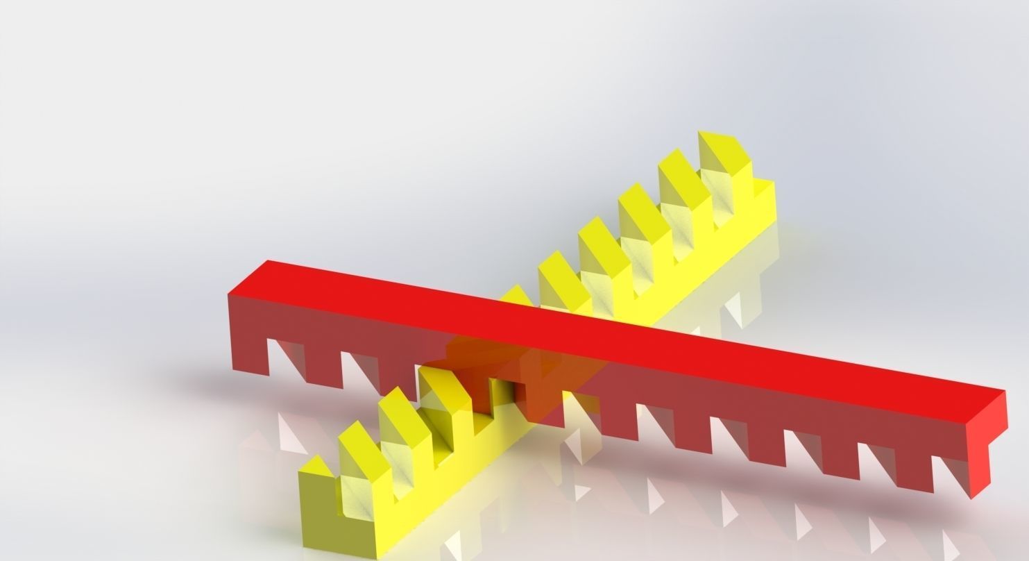 3D model Rack and Rack mechanism VR / AR / low-poly | CGTrader