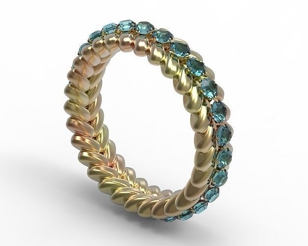 Finger Ring-09 3D model 3D printable | CGTrader