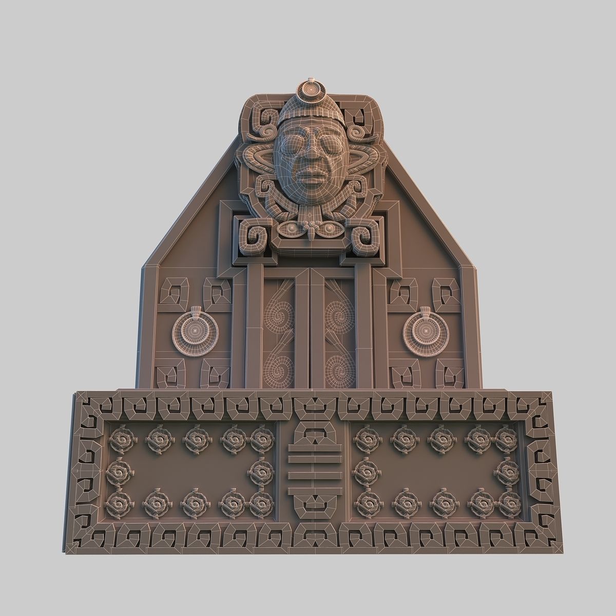 Aztec altar 3D model | CGTrader