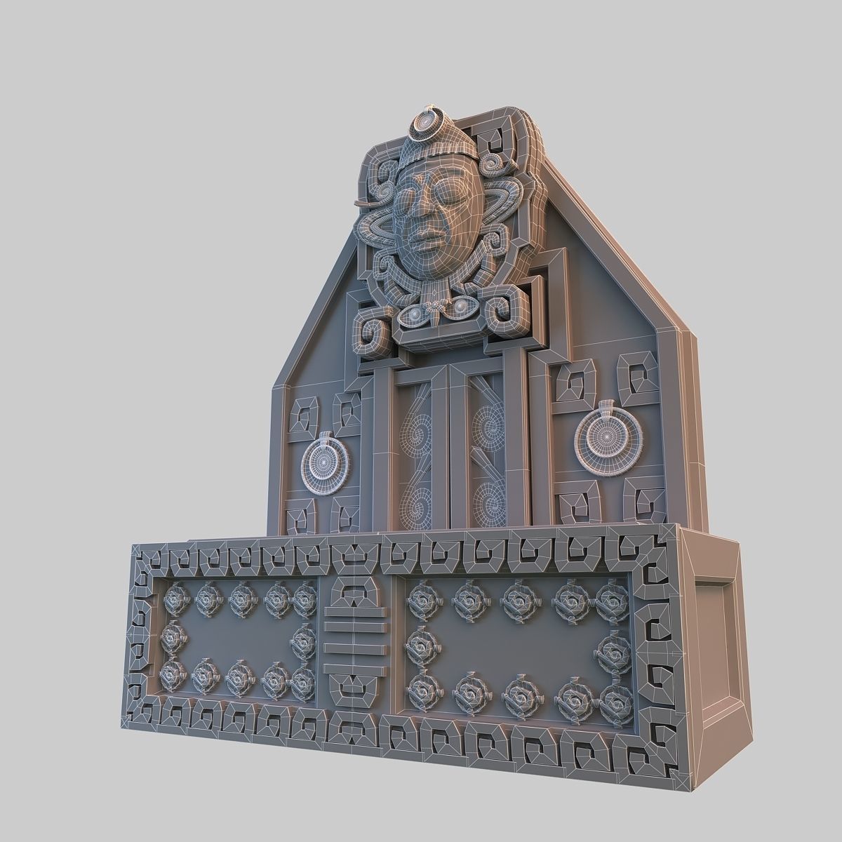 Aztec altar 3D model | CGTrader