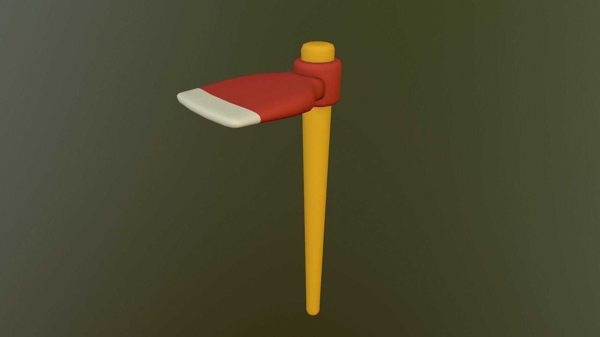 3D model Cartoon Field Hoe VR / AR / low-poly | CGTrader