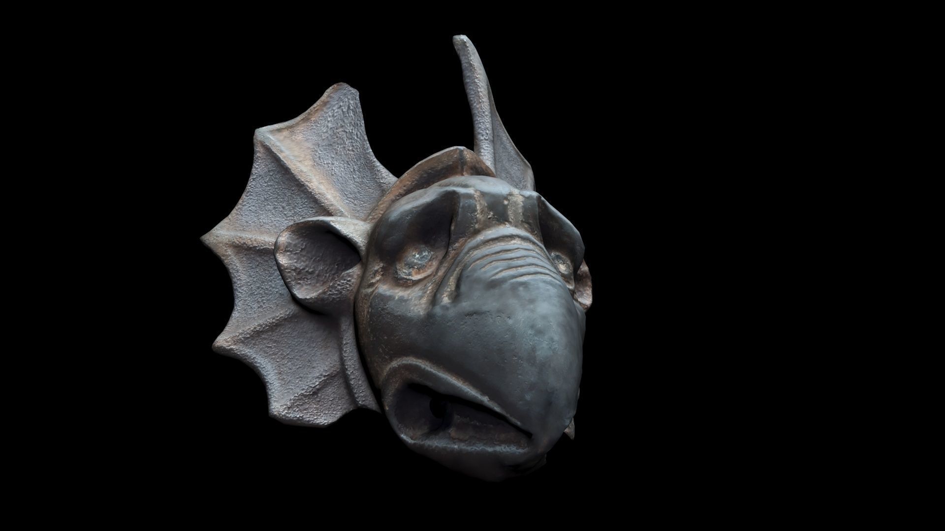 3D model Corner Middle Ages Griffin decoration LowPoly VR / AR / low ...