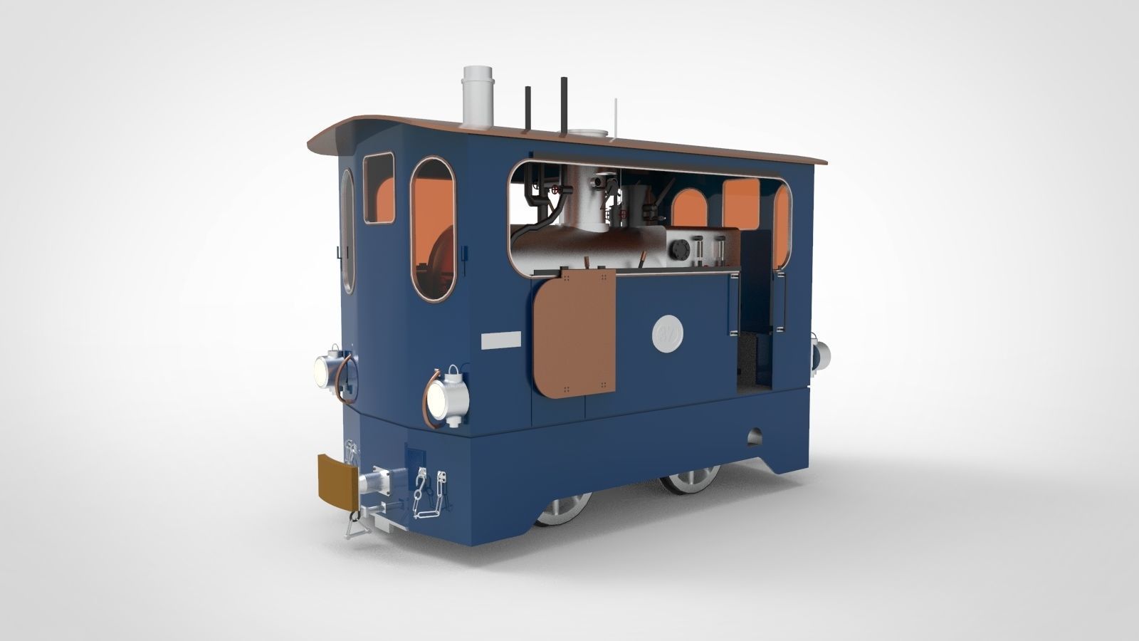 old tram train 3D model | CGTrader