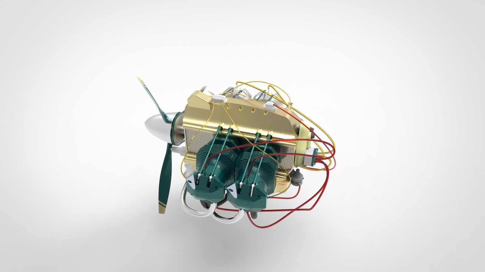 airplane engine 3D model | CGTrader
